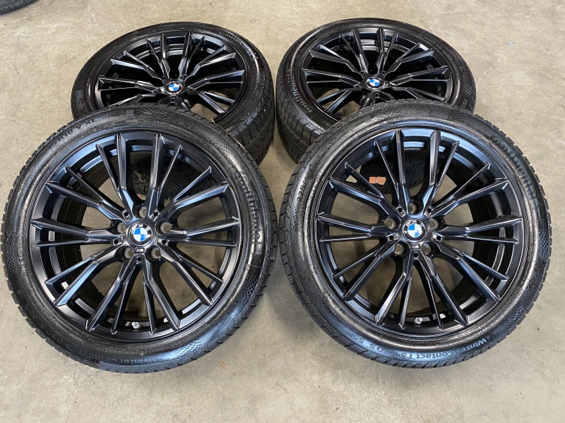 18 inch originele velgen + winterbanden BMW 3 4 serie G20 G22 style ...