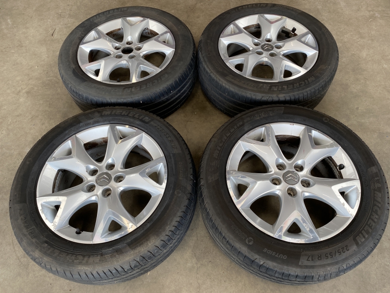 17 inch originele velgen + zomerbanden Citroen C5, C6 9670653080 - www ...