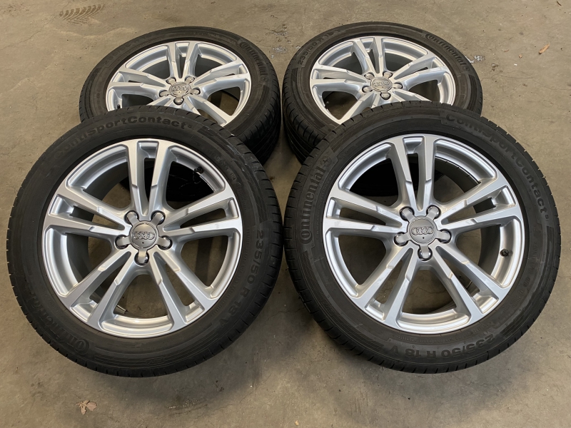 18 inch originele S line velgen Audi Q3 235 50 18 - www.originalwheels.nl