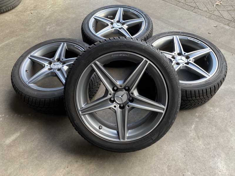 18 inch originele AMG winterset Mercedes C klasse W2054011100 - www ...