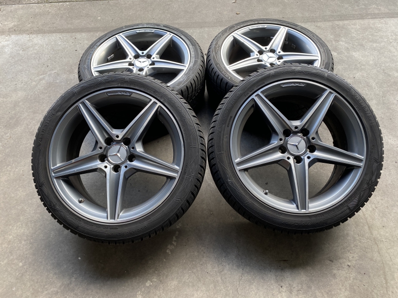 18 inch originele AMG winterset Mercedes C klasse W2054011100 - www ...