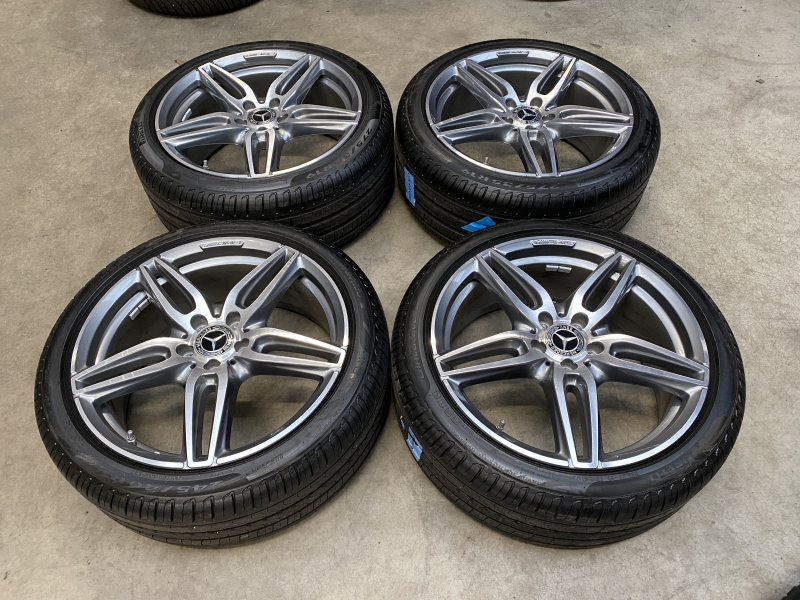 19 inch originele AMG sport velgen Mercedes E klasse antraciet - www ...
