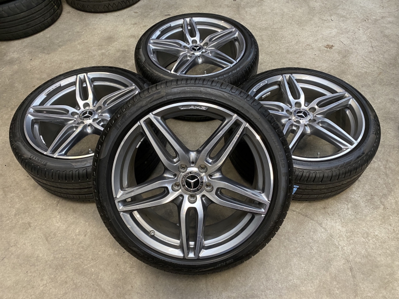 19 inch originele AMG sport velgen Mercedes E klasse antraciet - www ...