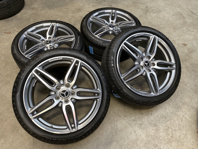 19 inch originele AMG sport velgen Mercedes E klasse antraciet - www ...