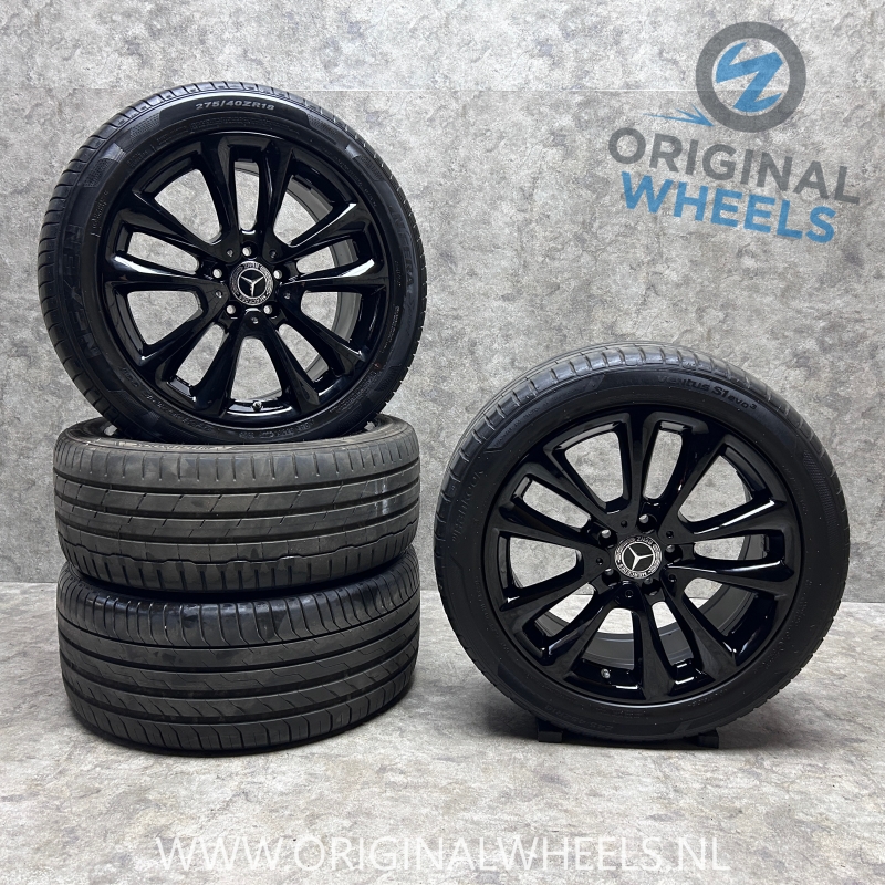 18 inch originele velgen + zomerbanden Mercedes E klasse W213 ...